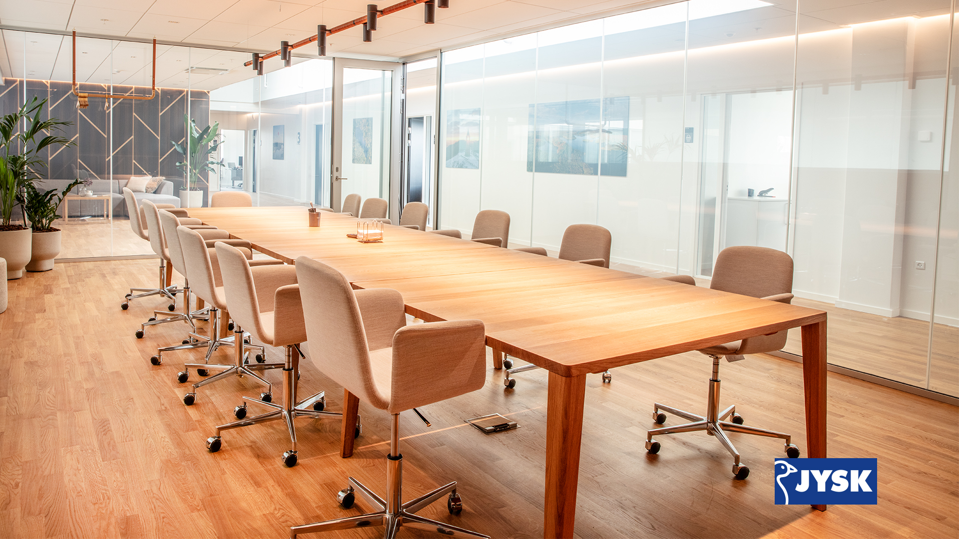 Microsoft Teams Meeting backgrounds | JYSK Blue Line